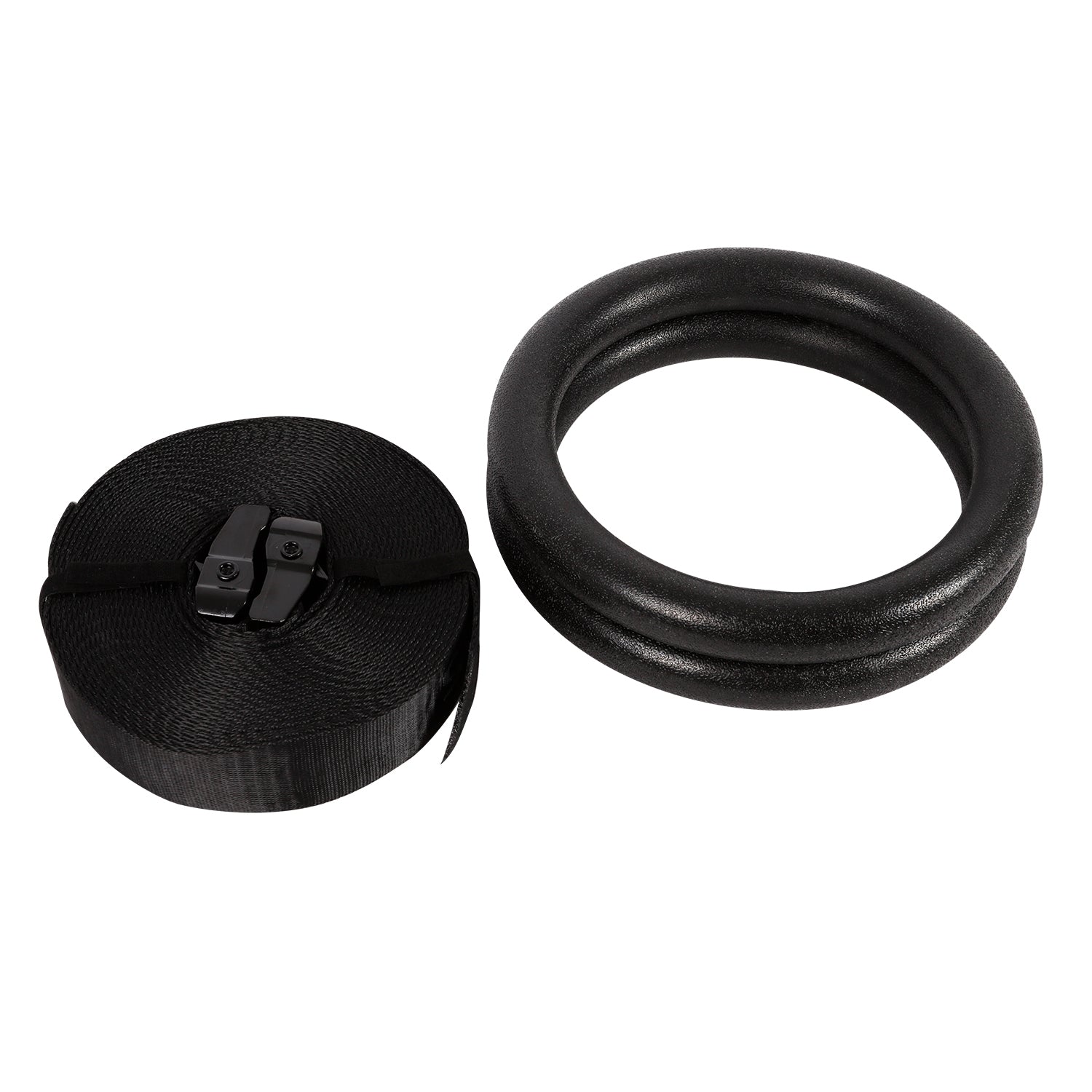 GND ABS Gymnastic Rings W/ Nylon Bracing Straps | GND Fitness